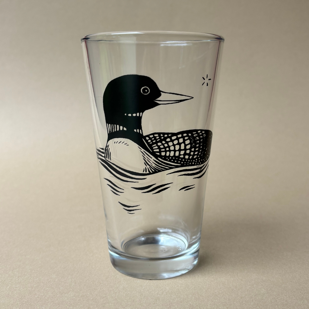 Loon - Pint Glass – The Bowl Maker