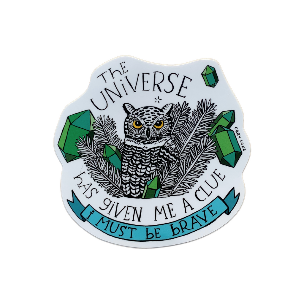 Be Brave Sticker – The Bowl Maker